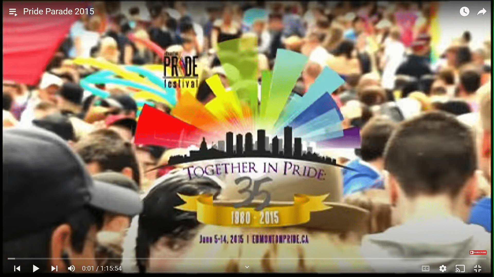 Edmonton Pride Parade 2015 | Rainbow Story Hub